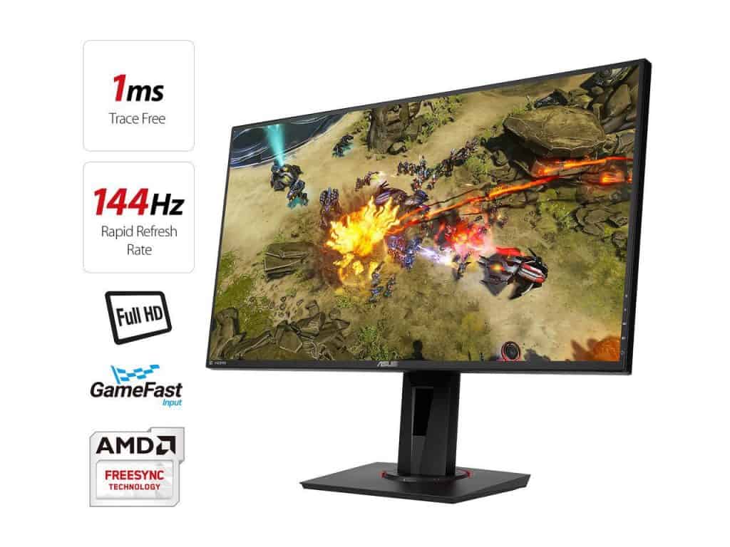 ASUS VG278Q 27” Full HD 1080p 144Hz 1ms DP HDMI DVI Eye Care Gaming ...