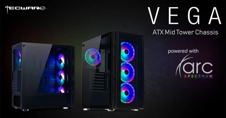 Tecware Vega Mid Tower Gaming Chassis | Bermor Techzone BTZ