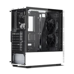 Tecware Nexus C Compact Mid Tower Case Black White | Bermor Techzone BTZ