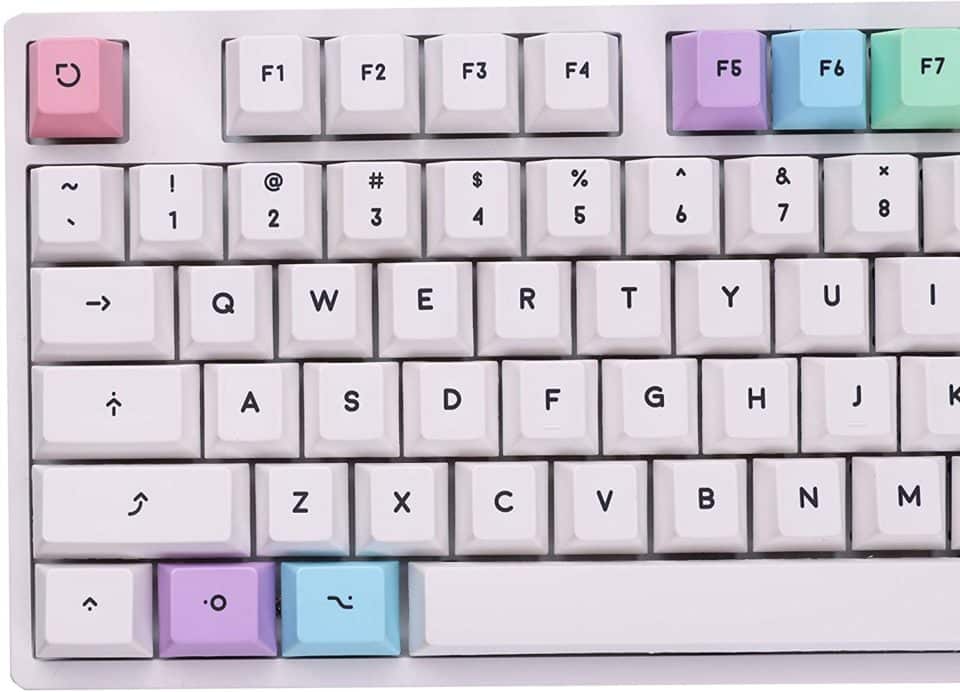 HK Gaming Milkshake Dye Sublimation Keycaps | Bermor Techzone BTZ