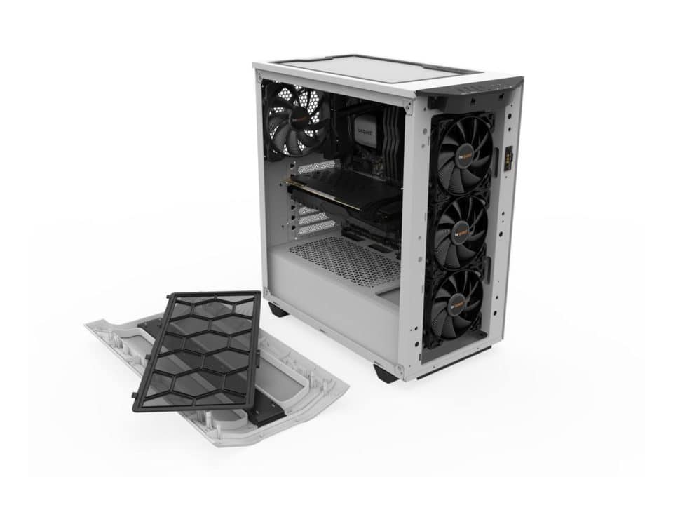Be Quiet! Pure Base 500DX White ATX Computer Case ARGB Mid Tower ...
