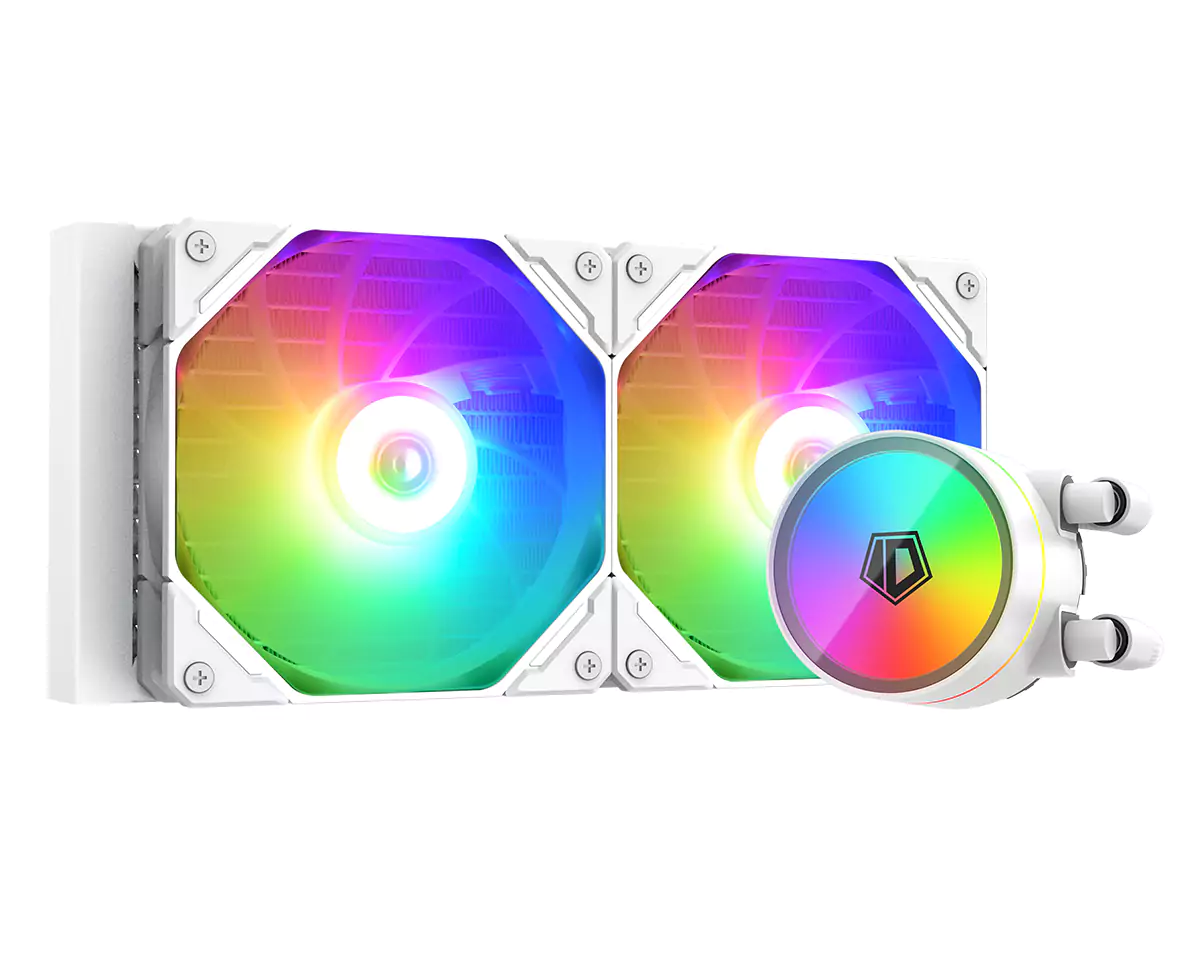 IDCooling Zoomflow 240 XT V2 CPU Water Cooler 5V Addressable RGB AIO Cooler Black | White LGA ...