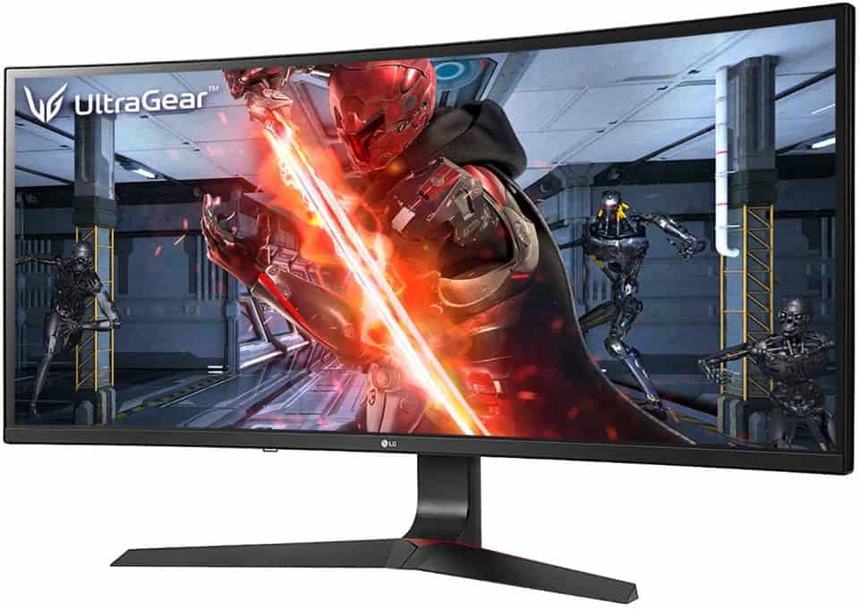 LG 34GL750-B 34 Inch 21: 9 Ultragear Curved Wfhd 2560 X 1080 IPS 144Hz G-SYNC Compatible Gaming ...