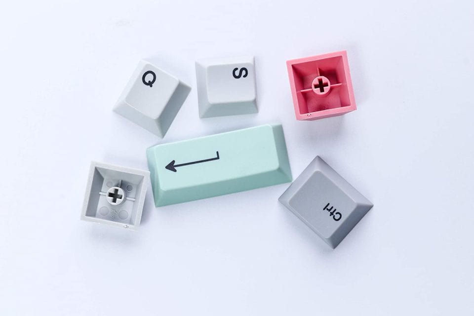 HK Gaming Modern Dolch Light Dye Sublimation Keycaps | Bermor Techzone BTZ