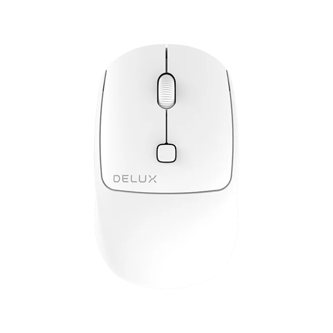 Delux M320GX Wireless Optical Mouse Black/White | Bermor Techzone BTZ