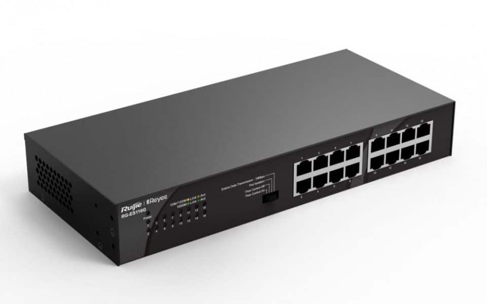 Ruijie RG-ES124GD 24-Port Gigabit Unmanaged Switch | Bermor Techzone BTZ