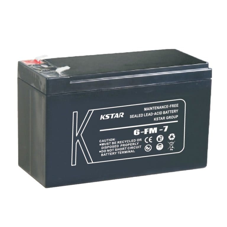 KSTAR 6-FM-7 12V7AH lead-acid UPS Replacement Storage Battery | Bermor Techzone BTZ