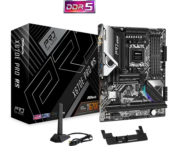 Asrock X670E Pro RS WIFI AM5 AMD Motherboard | Bermor Techzone