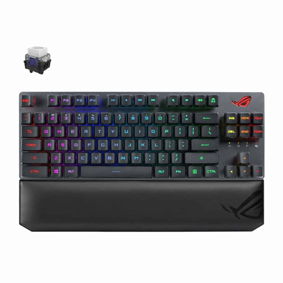 ASUS ROG Strix Scope RX TKL Deluxe Wireless Gaming Keyboard | Bermor ...