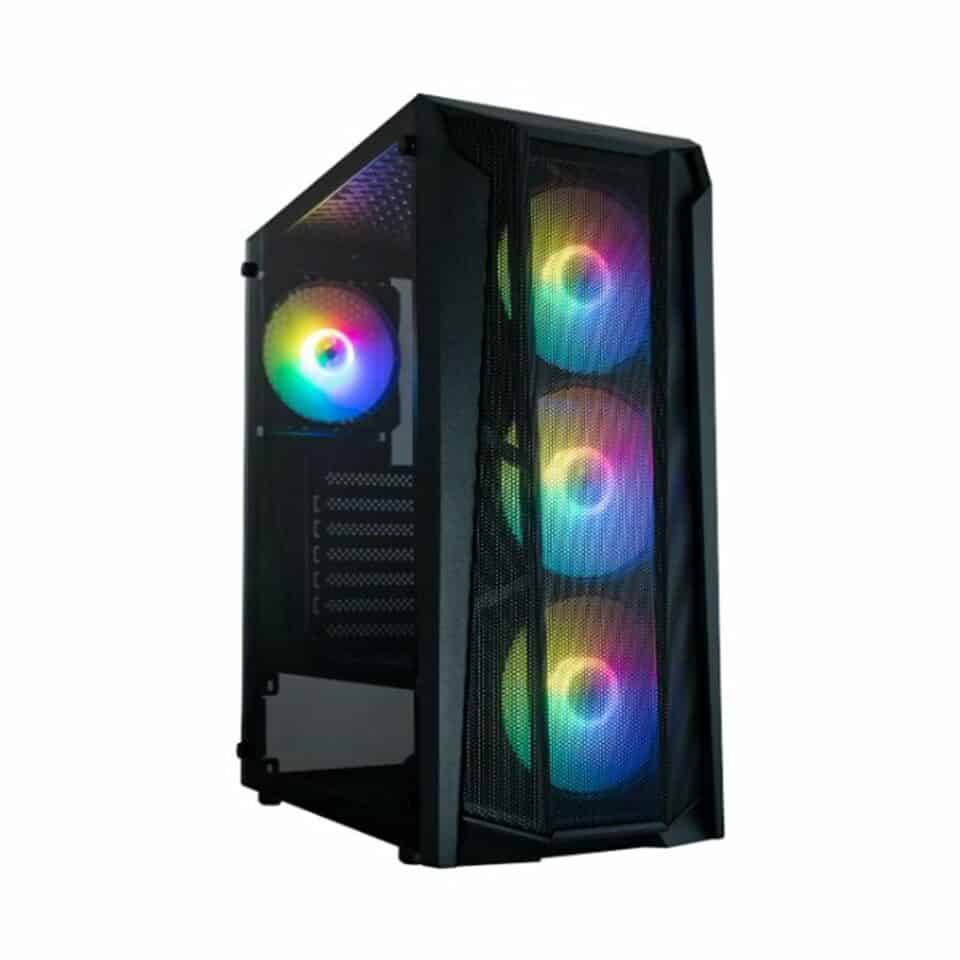 Trendsonic CRONUS CR19A ATX w/ 4 RGB Fans Gaming Case | Bermor Techzone