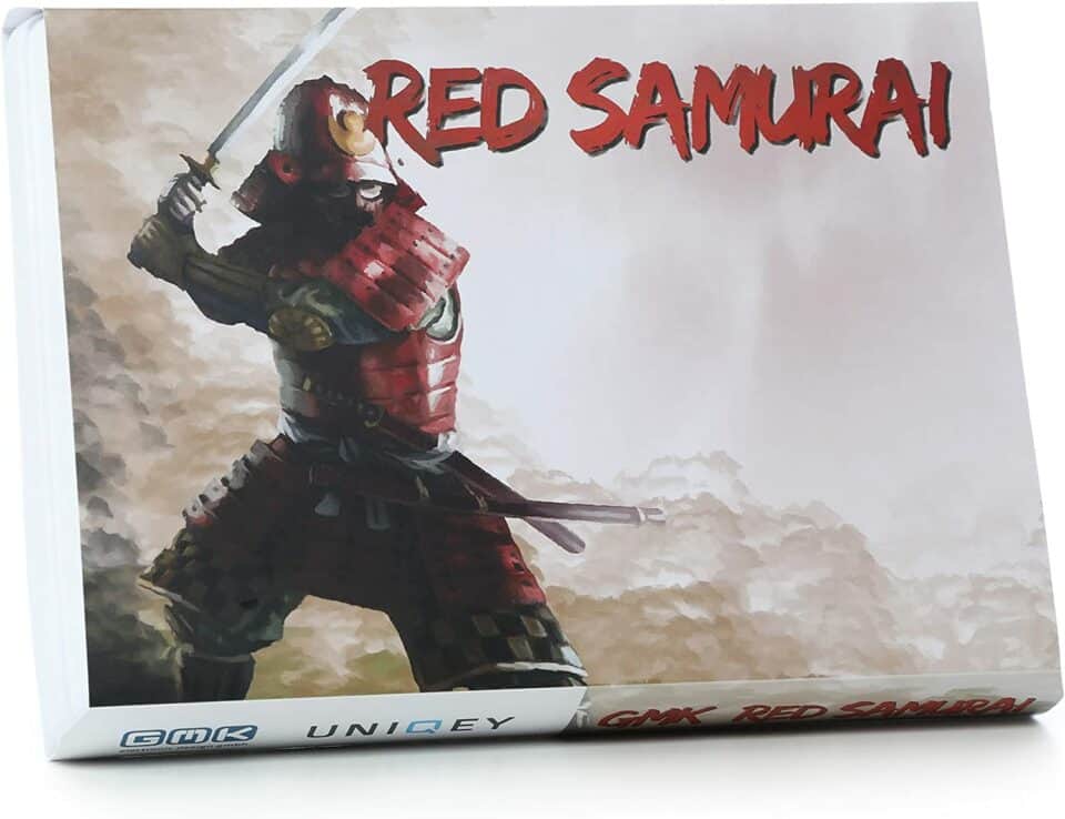 Drop + GMK Redsuns Red Samurai Custom Keycap Set Doubleshot Cherry ...