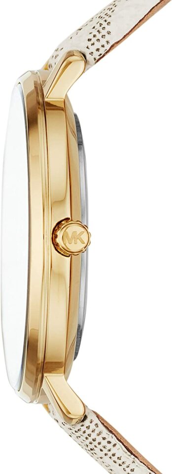 Michael Kors Pyper Three-Hand Stainless Steel Women Watch Vanilla ...