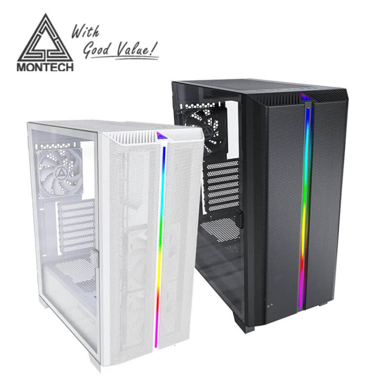 Montech Sky One Lite ATX PC Case Black | White | Bermor Techzone