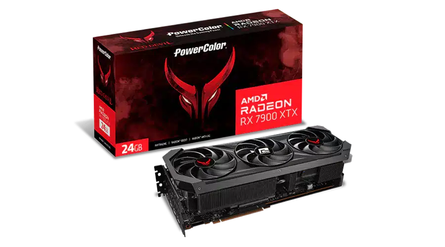 Powercolor Red Devil AMD Radeon RX 7900 XTX 24GB GDDR6 Graphics Card RX 7900 XTX 24G-E/OC ...