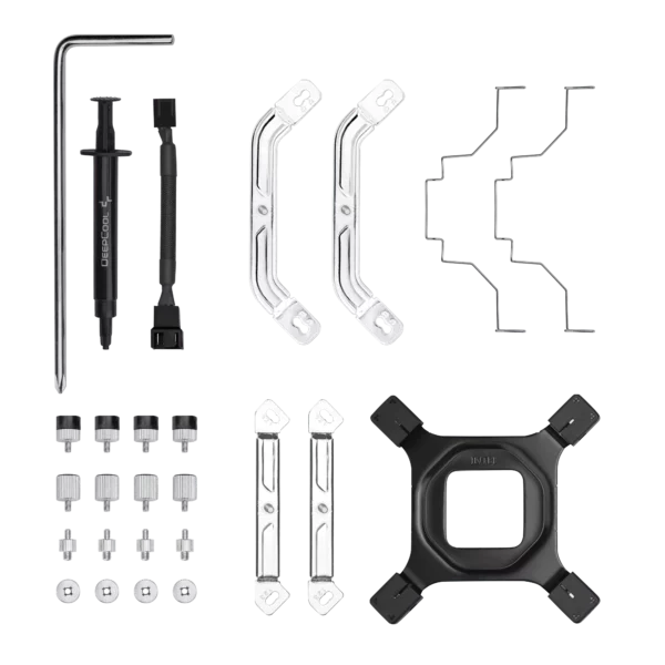 Deepcool AK500 Zero Dark | WH CPU LGA 1700 Compatible Aircooler ...