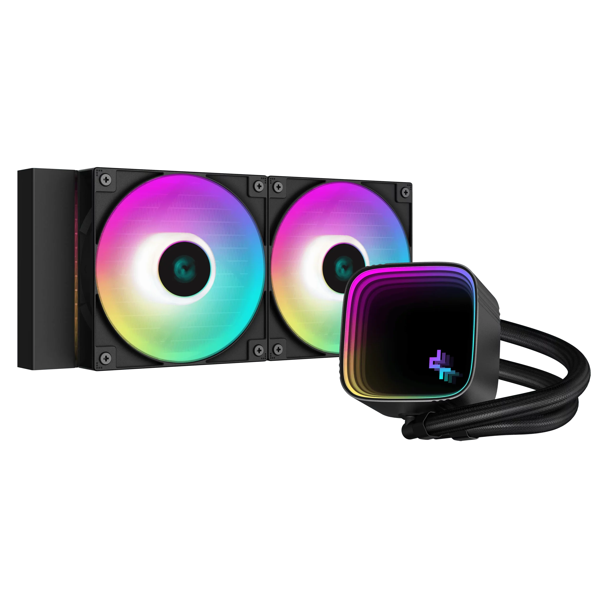 Deepcool LS520 SE - 240mm AIO CPU Cooler, 2x120mm aRGB Fans (FE120 ...