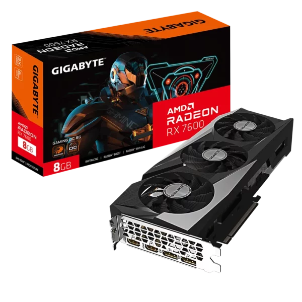 Gigabyte Radeon RX 7600 GAMING OC 8GB GDDR6 Graphics Card | Bermor ...