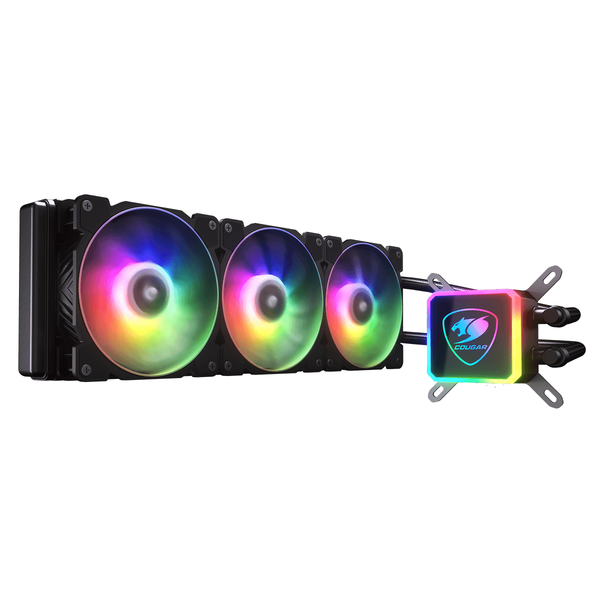 Cougar Aqua 240 | 280 | 360 AIO Liquid Cooling ARGB w/ Remote | Bermor ...
