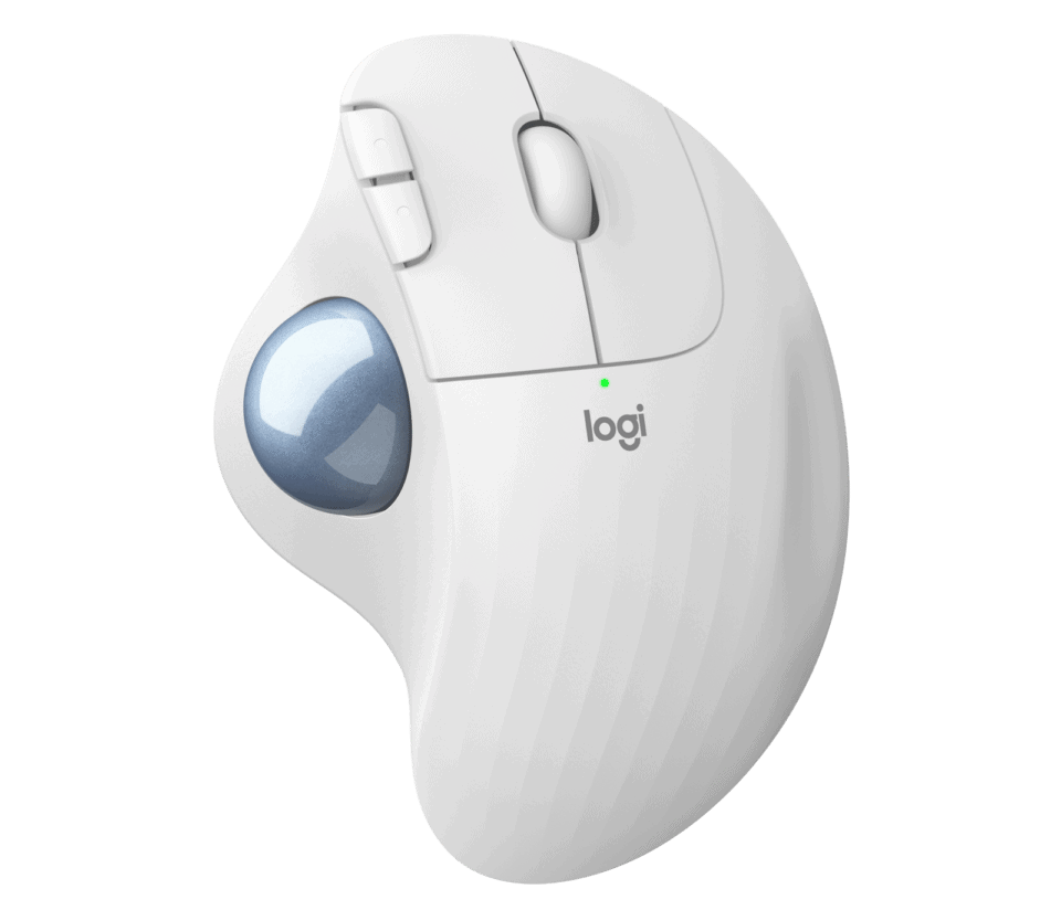 Logitech ERGO M575 Wireless Trackball Mouse Off-White | Bermor Techzone BTZ