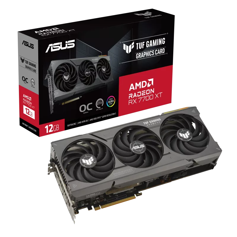 ASUS TUF Gaming Radeon RX 7700 XT OC Edition 12GB GDDR6 192 Bit ...