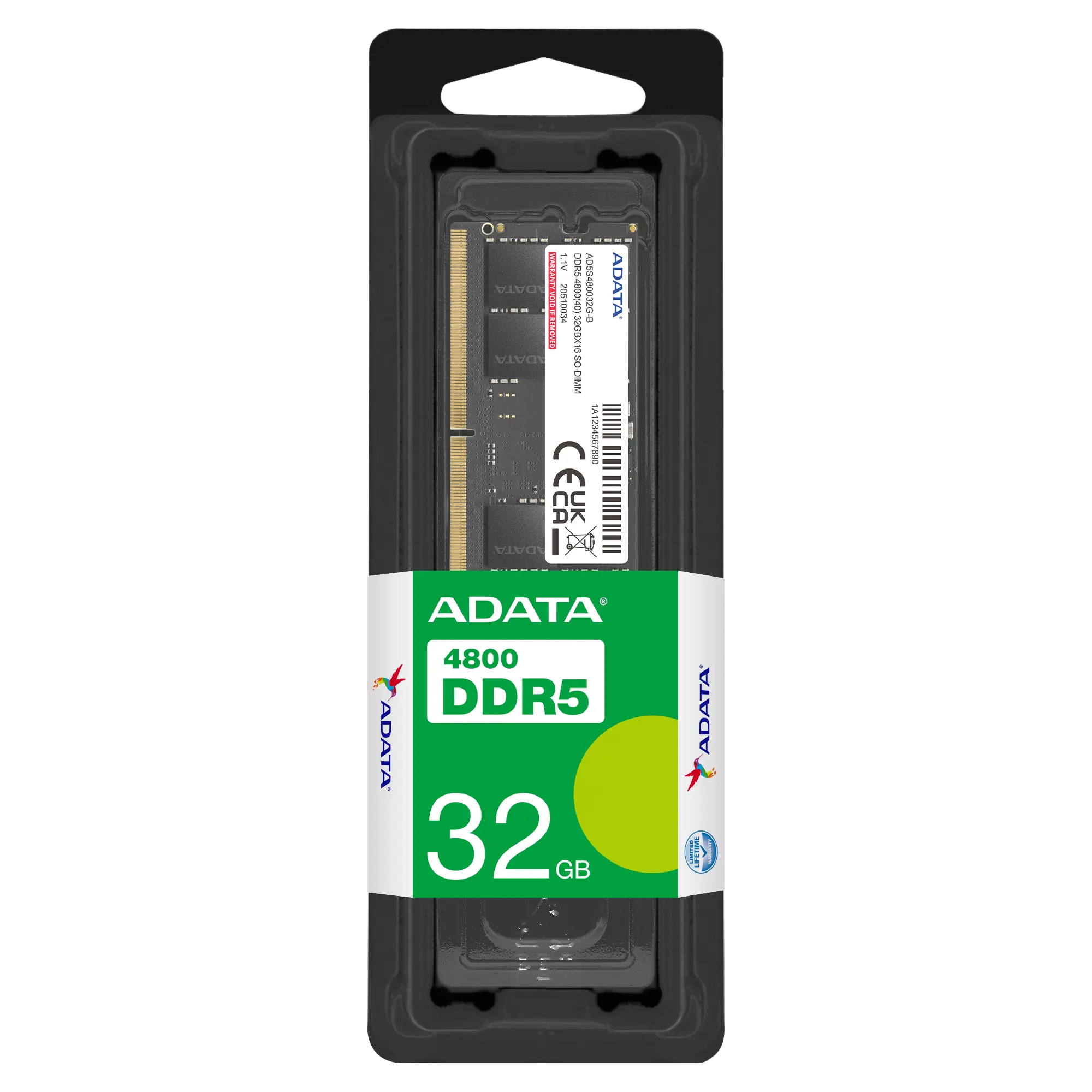 Adata 8GB | 16GB | 32GB DDR5 4800 Mhz SODIMM Laptop Memory Module ...