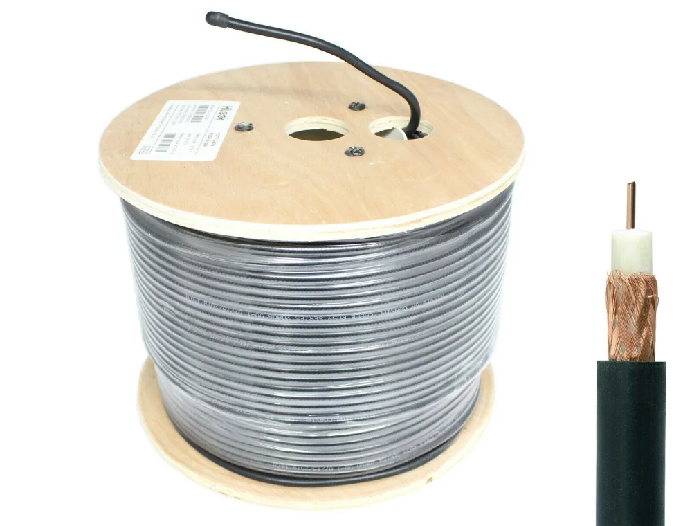 Hikvision RG59 Coaxial Cable 200m | Bermor Techzone BTZ