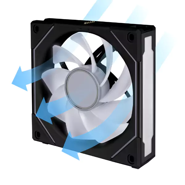 Lian Li UNI FAN SL-Infinity Reverse Blade Mirror 120mm Case Fans ...