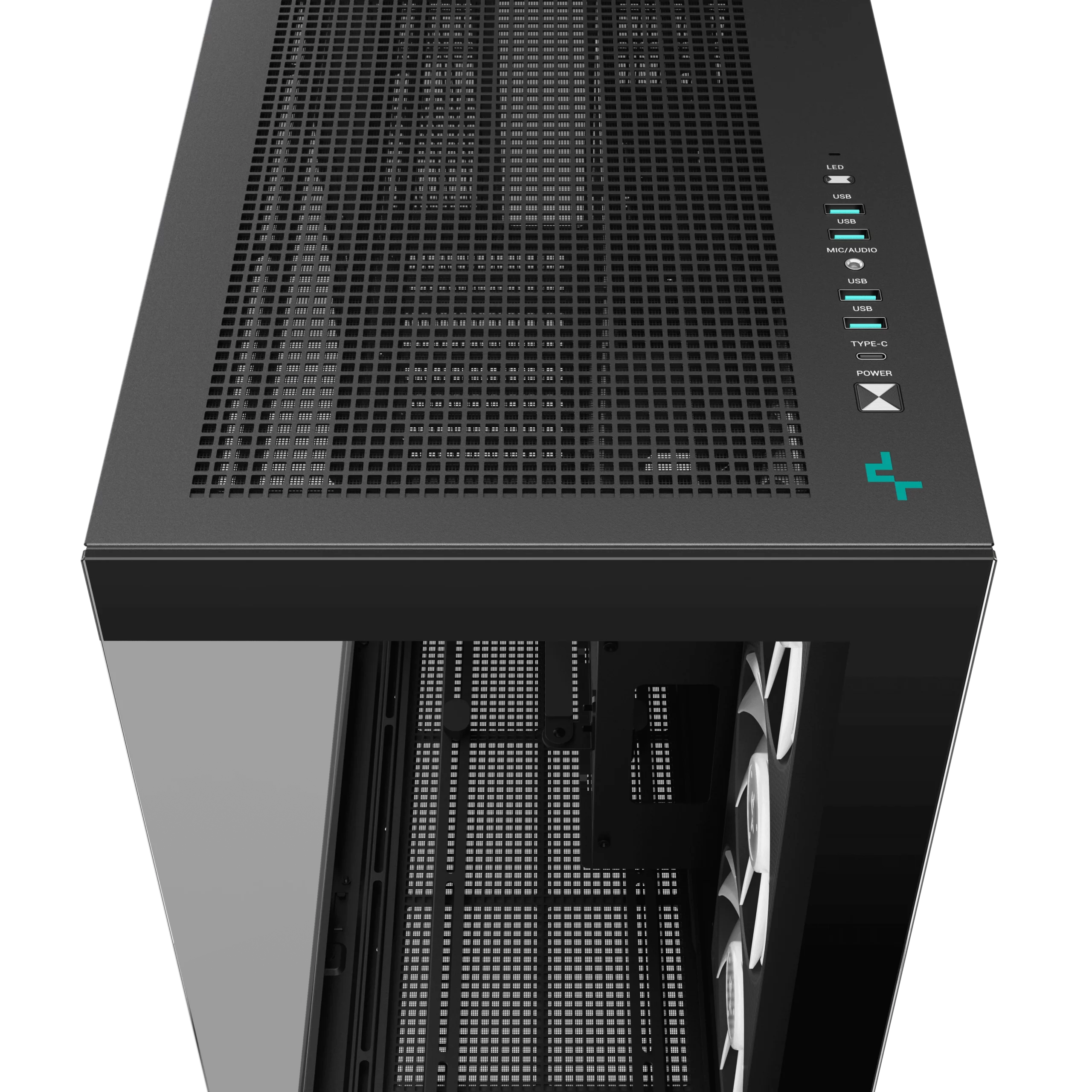 DeepCool CH780 Premium E-ATX Dual Chamber Case with 420mm ARGB Fans ...