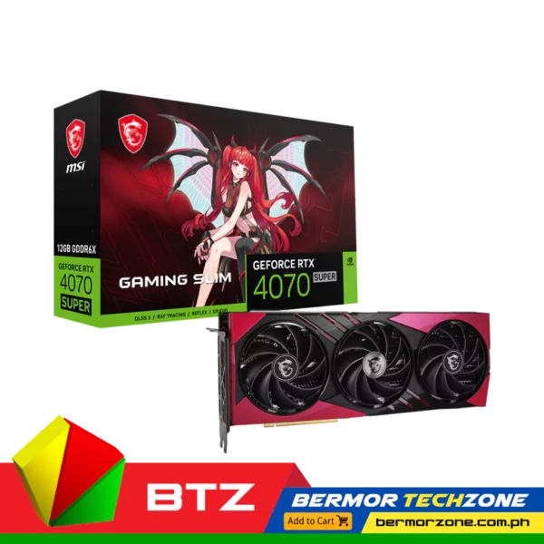 MSI GeForce RTX 4070 SUPER 12G GAMING SLIM | GAMING X SLIM MLG Graphics ...