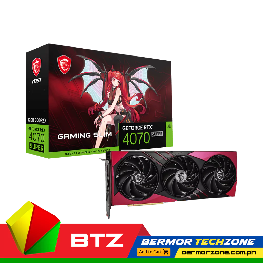 MSI GeForce RTX 4070 SUPER 12G GAMING SLIM | GAMING X SLIM MLG Graphics ...
