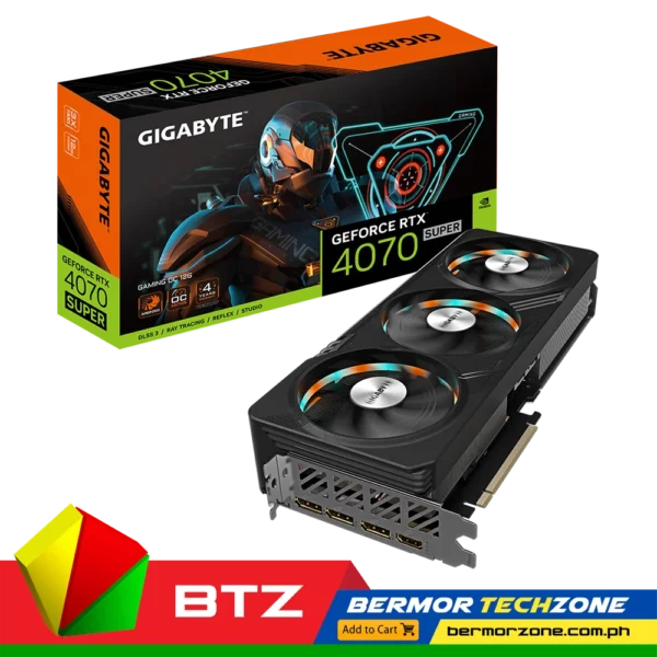 Gigabyte GeForce RTX 4070 SUPER GAMING OC 12G Graphics Card | Bermor ...