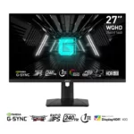 MSI G274QPX 27" Rapid IPS 2560 x 1440 240Hz 1ms GTG G-sync Compatible ...