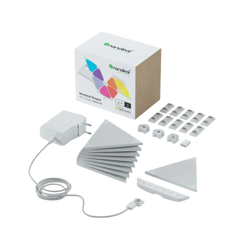 Nanoleaf Shapes Mini Triangles Starter Kit 9 panels | Bermor Techzone BTZ