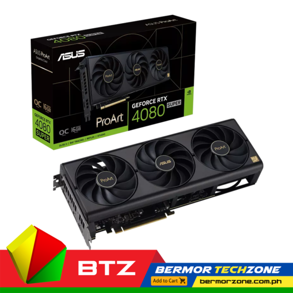 ASUS ProArt GeForce RTX 4080 SUPER 16GB GDDR6X Graphics Card | Bermor ...
