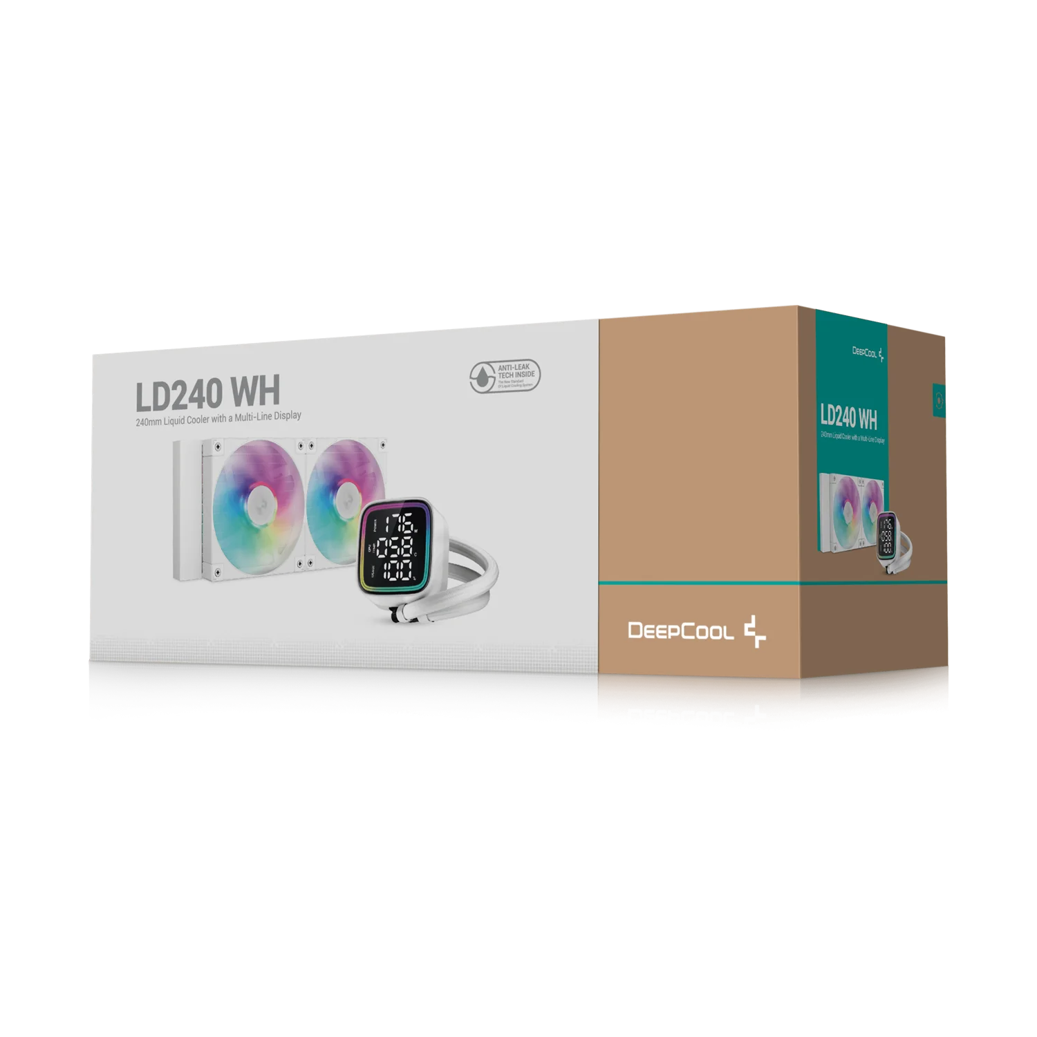 Deepcool LD240 LED Digital Display ARGB AIO Liquid CPU Cooler | Bermor ...