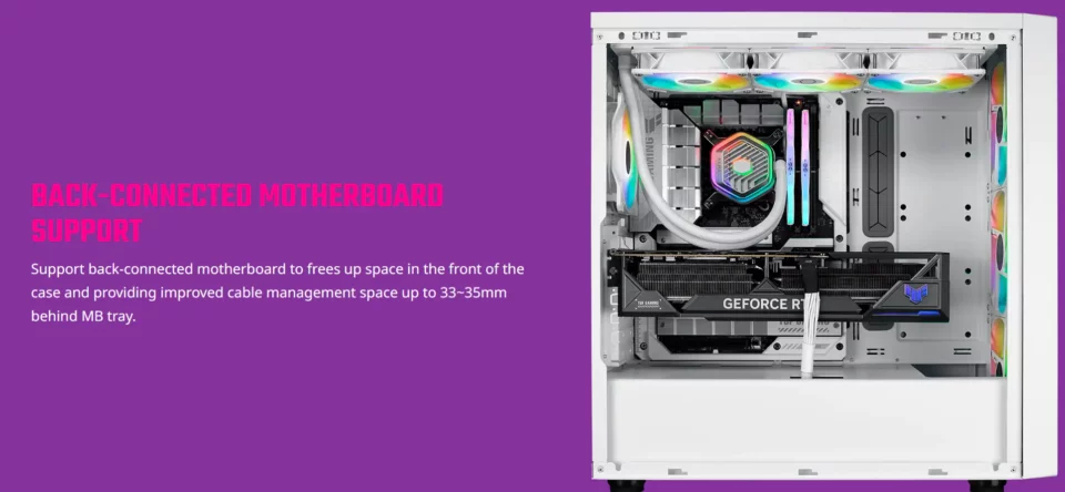 Cooler Master MasterBox 600 Lite Mid Tower Back-Connected Motherboard ...
