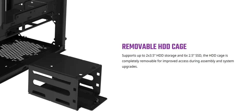 Cooler Master MasterBox 600 Lite Mid Tower Back-Connected Motherboard ...