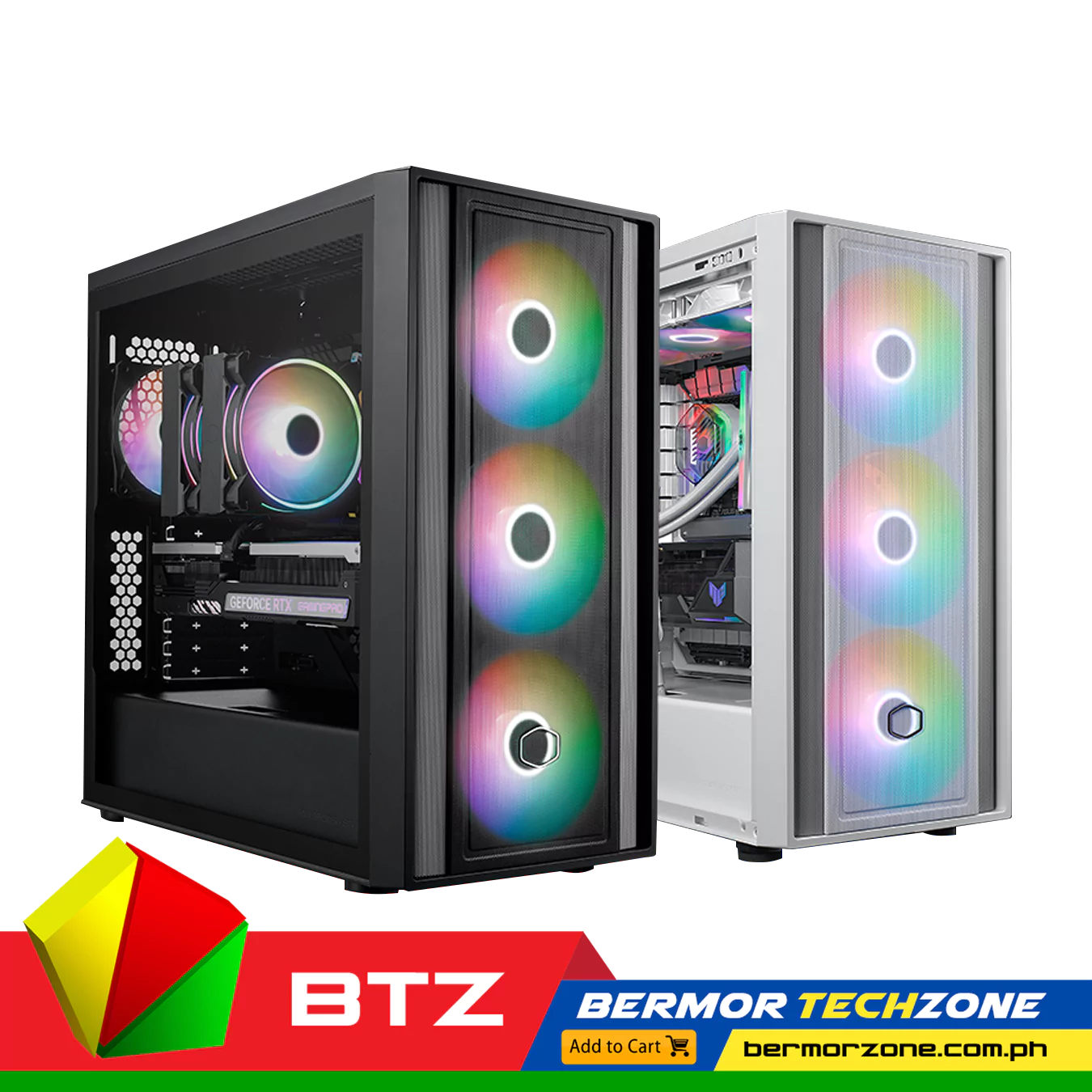 Cooler Master MasterBox 600 Mid Tower Back-Connected Motherboard ...