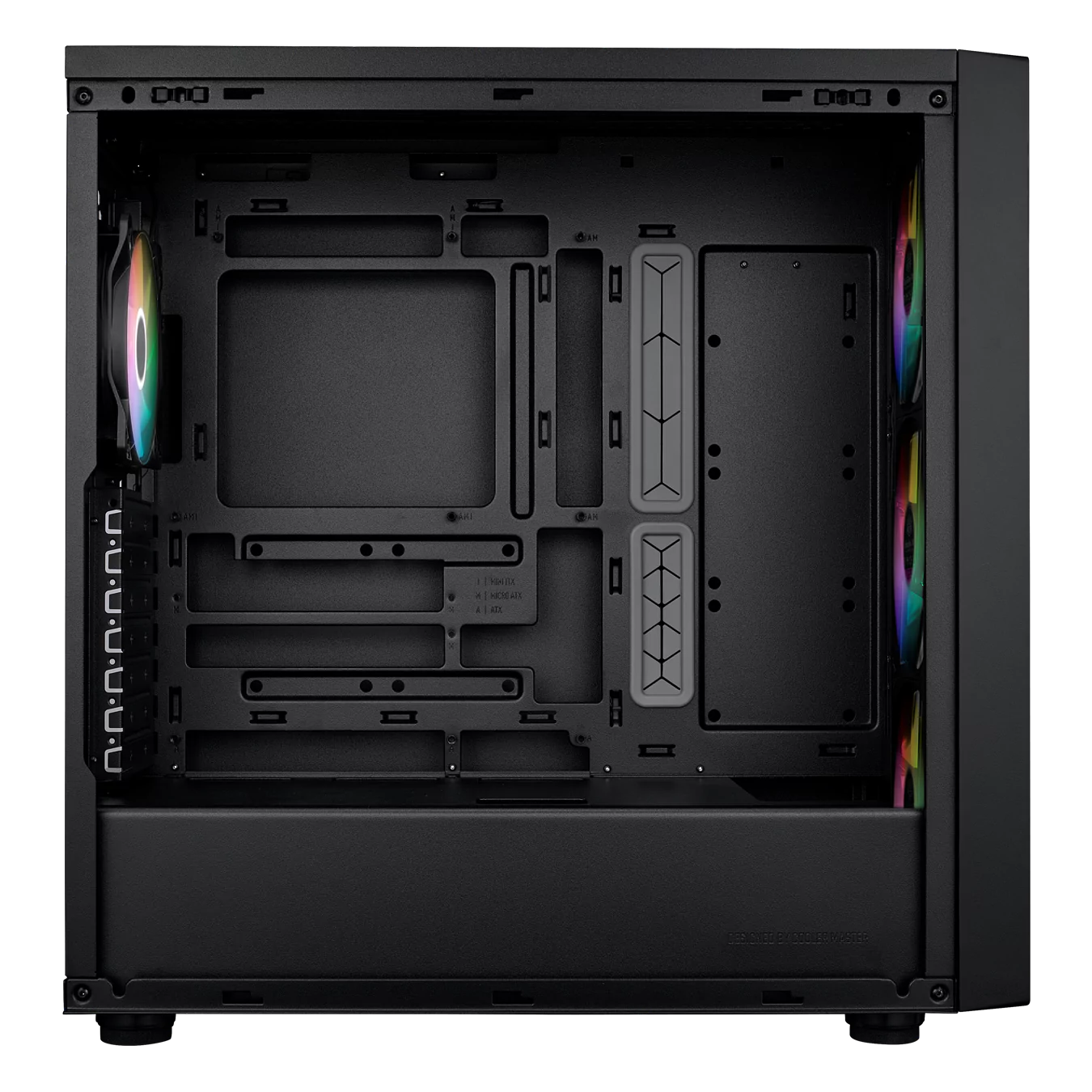 Cooler Master MasterBox 600 Mid Tower Back-Connected Motherboard ...
