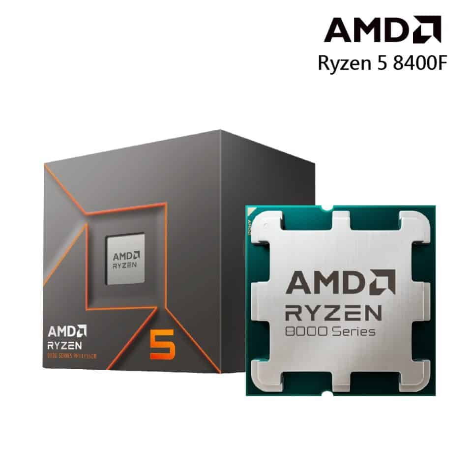 AMD Ryzen 5 8400F 6 Cores 12 Threads 4.2 GHz Up to 4.7 GHz Socket AM5 ...