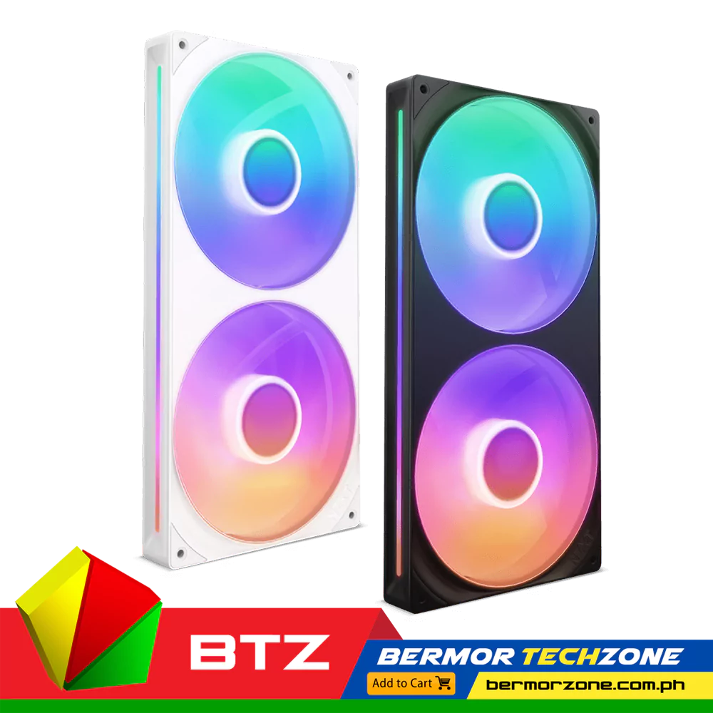 NZXT F280 RGB Core 280mm Single-Frame RGB Fan Unit Case Fans - Black ...