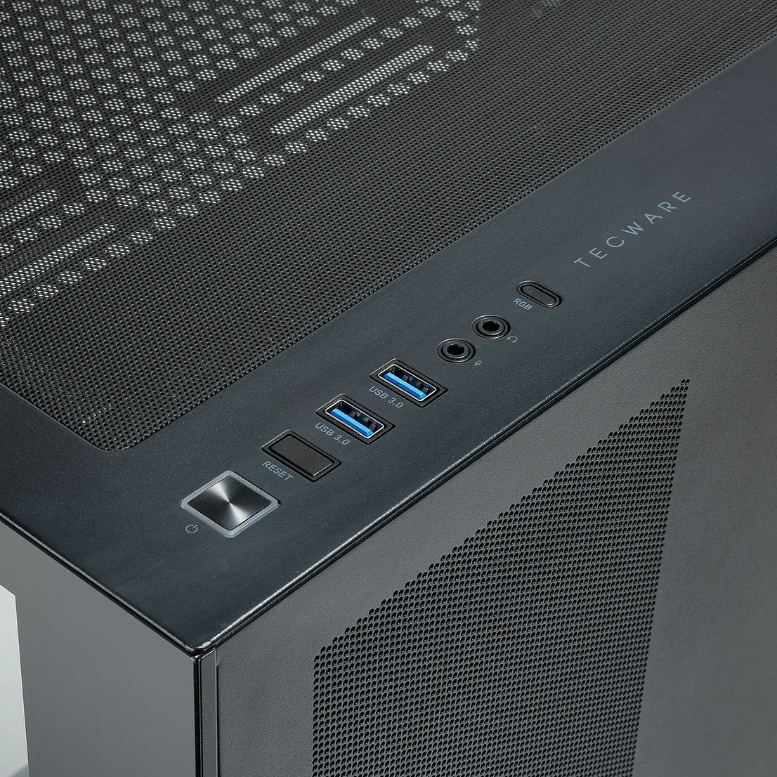 Tecware VXL EVO Dual Chamber ATX Chassis with 4 ARGB Fans - Black ...