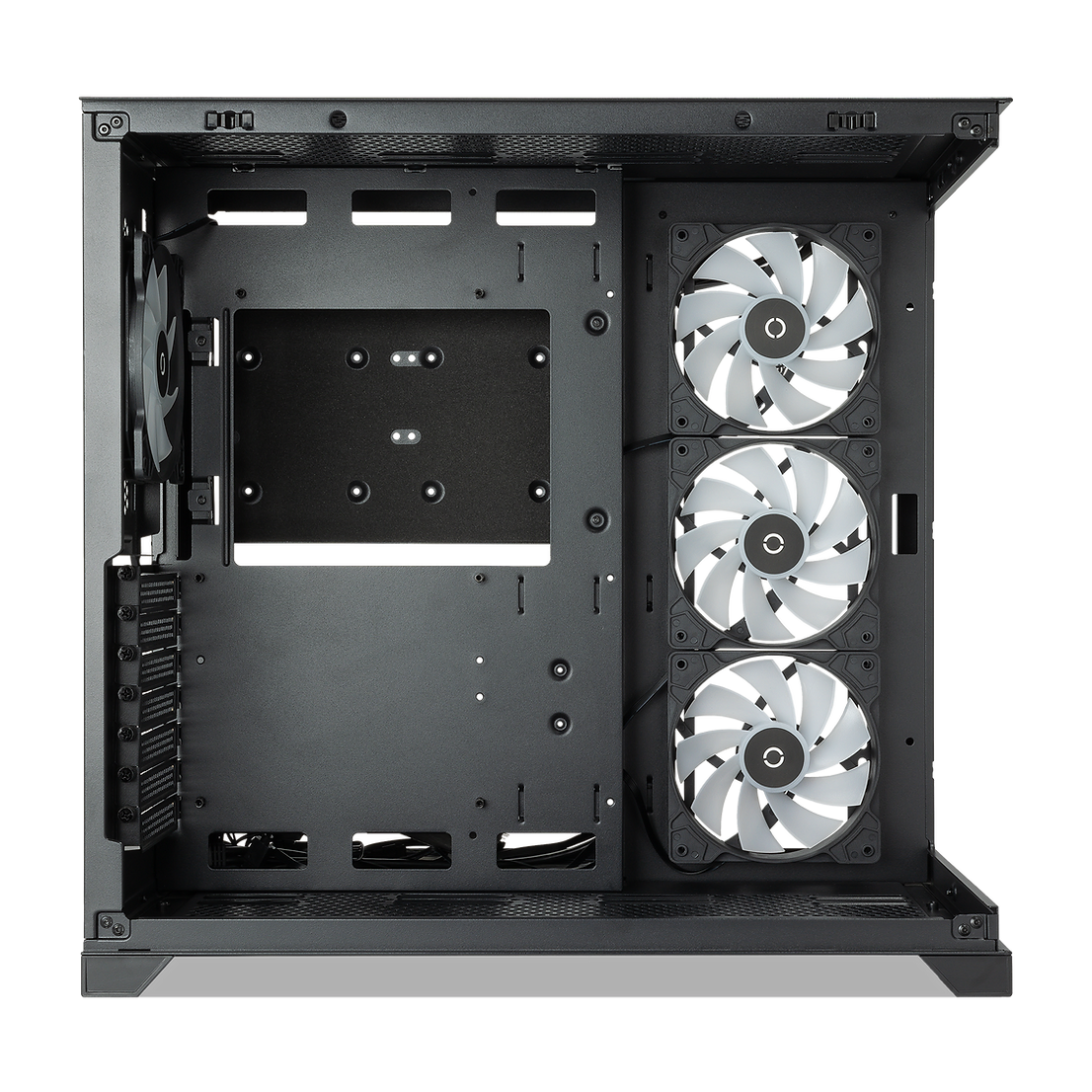 Tecware VXL EVO Dual Chamber ATX Chassis with 4 ARGB Fans - Black ...