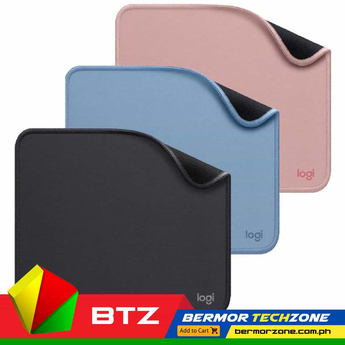Logitech Mouse Pad Studio Series Graphite | Blue Grey | Bermor Techzone