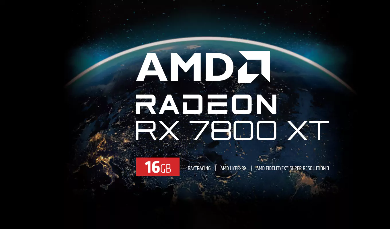 Powercolor Fighter AMD Radeon RX 7800 XT 16GB GDDR6 Graphics Card ...