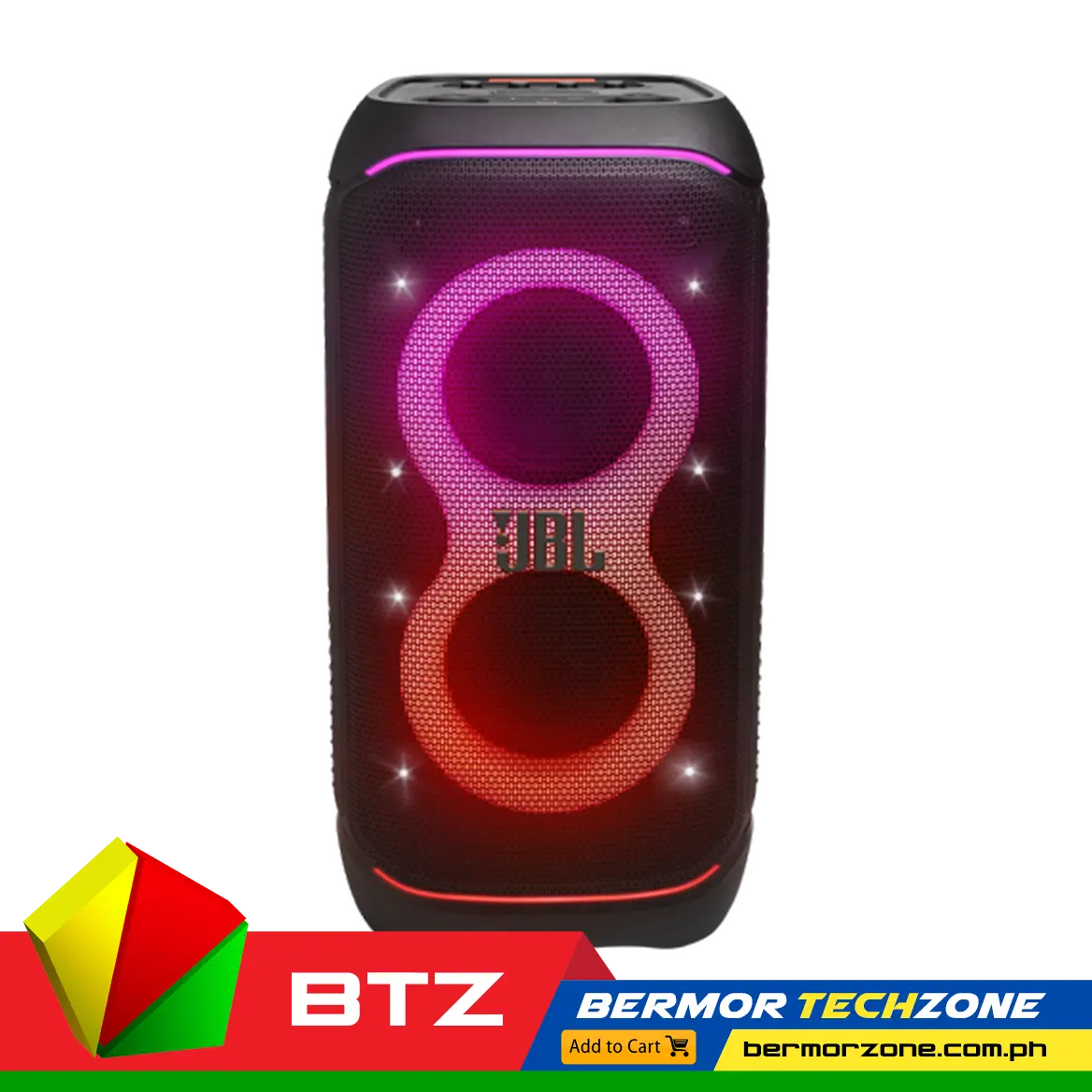 JBL Harman PartyBox Stage 320 Portable Party Speaker | Black | Bermor ...