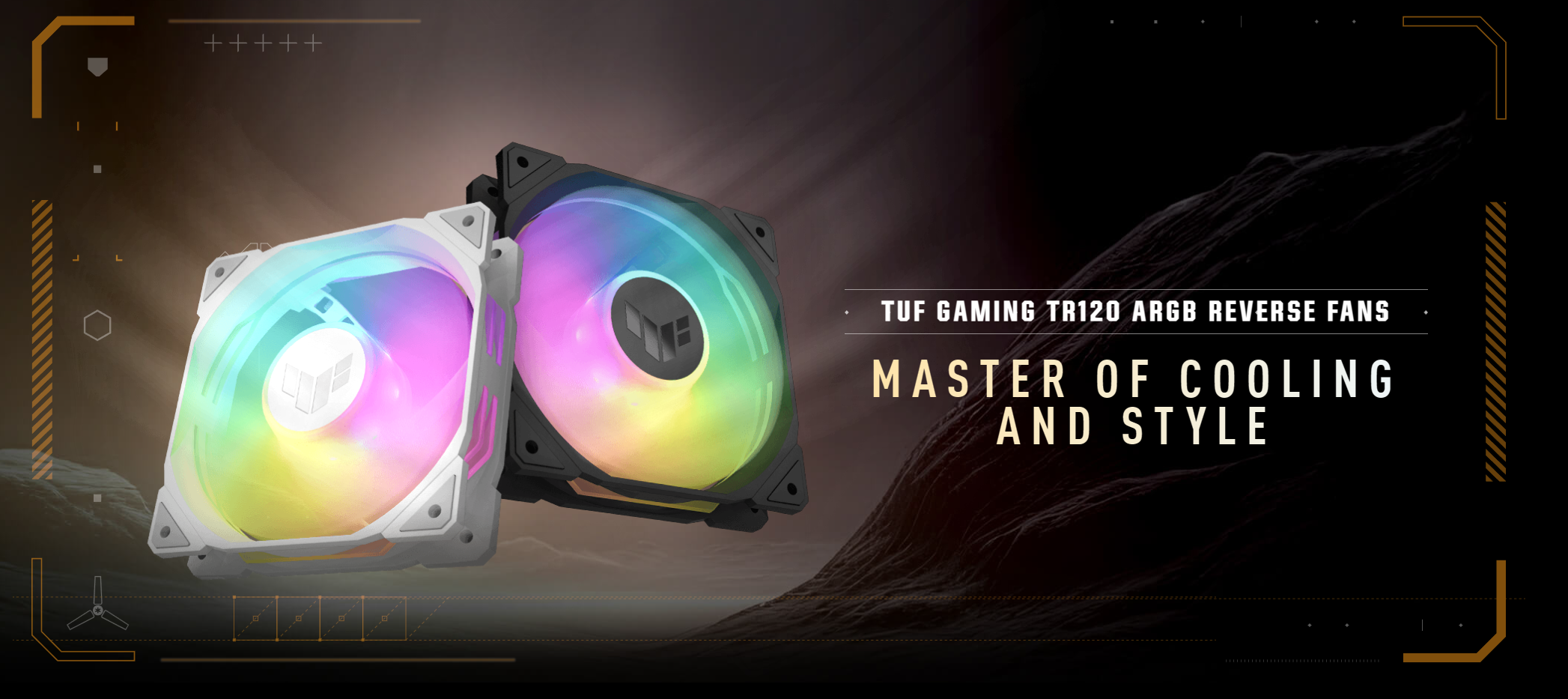 Asus TUF Gaming TR120 ARGB Reverse blade Fan Single | Triple Fan Kit ...