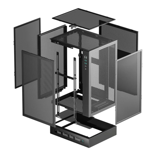 DEEPCOOL CH170 Digital Vertical Mini ITX Computer Case - Black | White ...