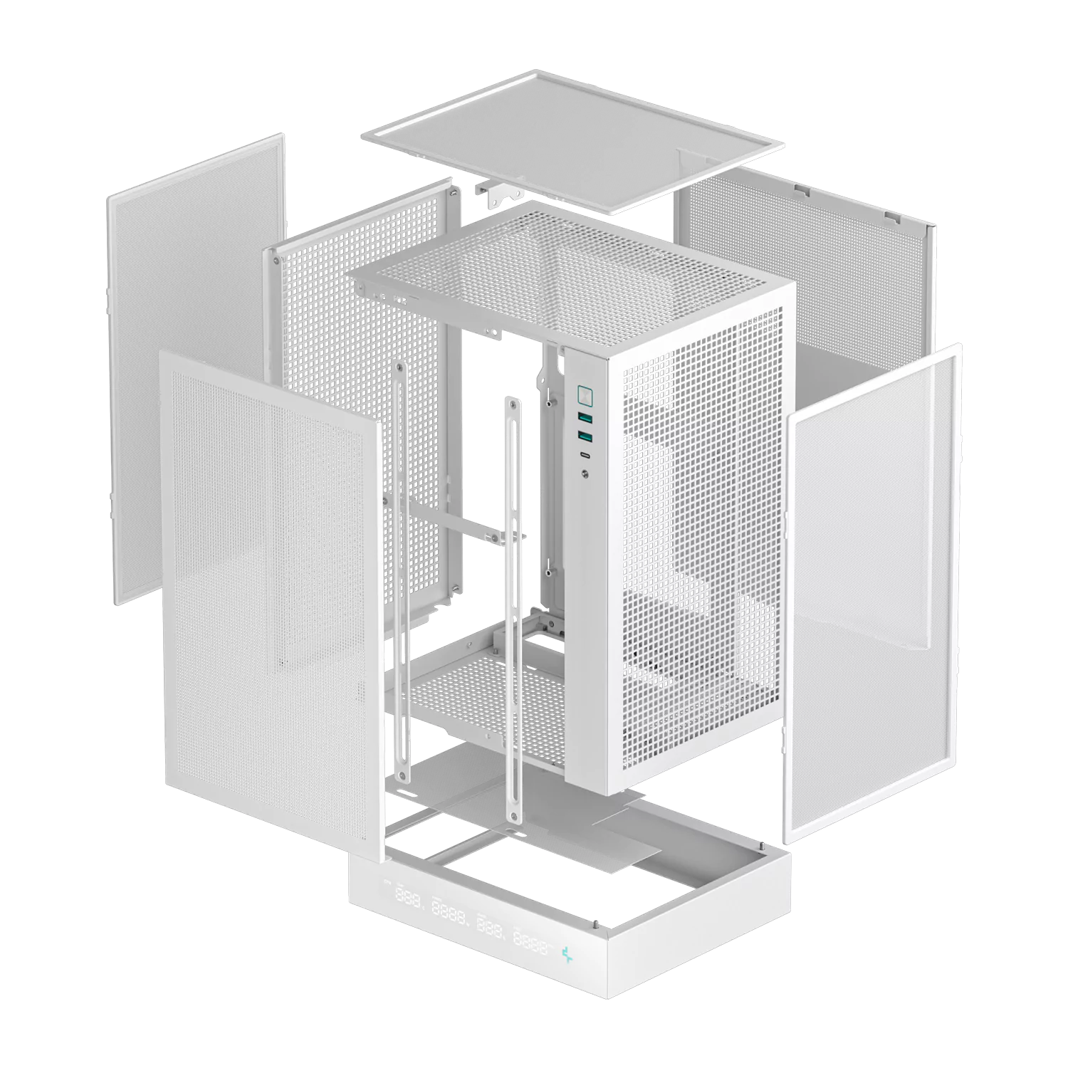 DEEPCOOL CH170 Digital Vertical Mini ITX Computer Case - Black | White ...