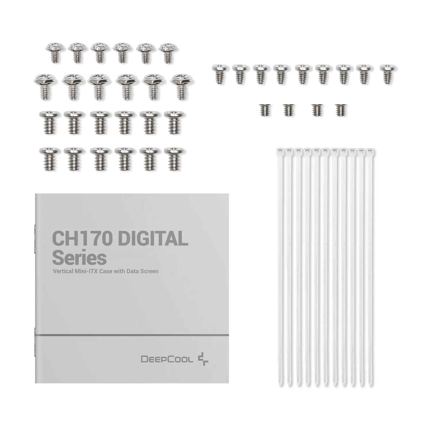 DEEPCOOL CH170 Digital Vertical Mini ITX Computer Case - Black | White ...